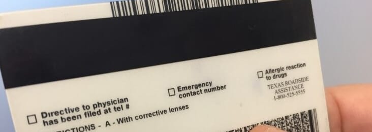 Texas Driver’s Licenses And Medical Directives